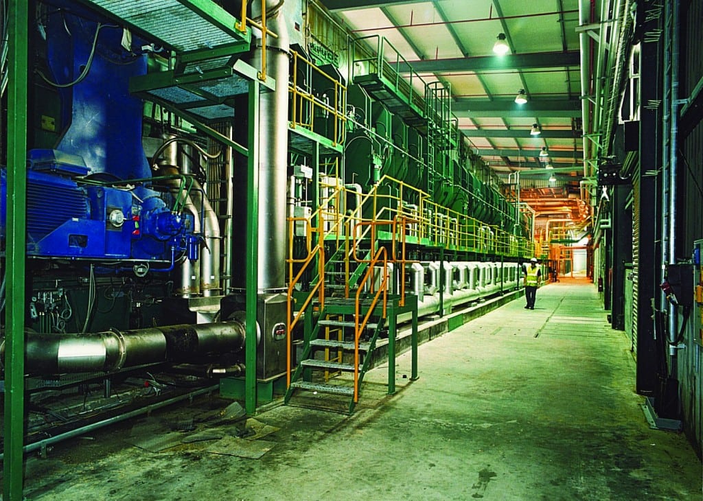 Interior of board mill | Forestry Focus